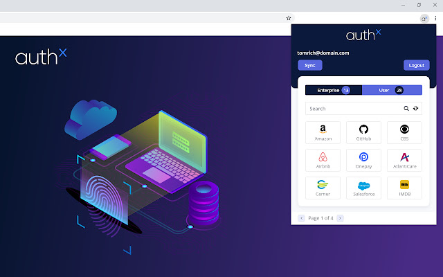 AuthX Chrome Extension