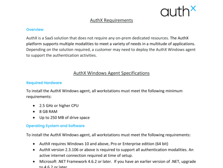 Documents - AuthX | Identity and Access Management Solutions