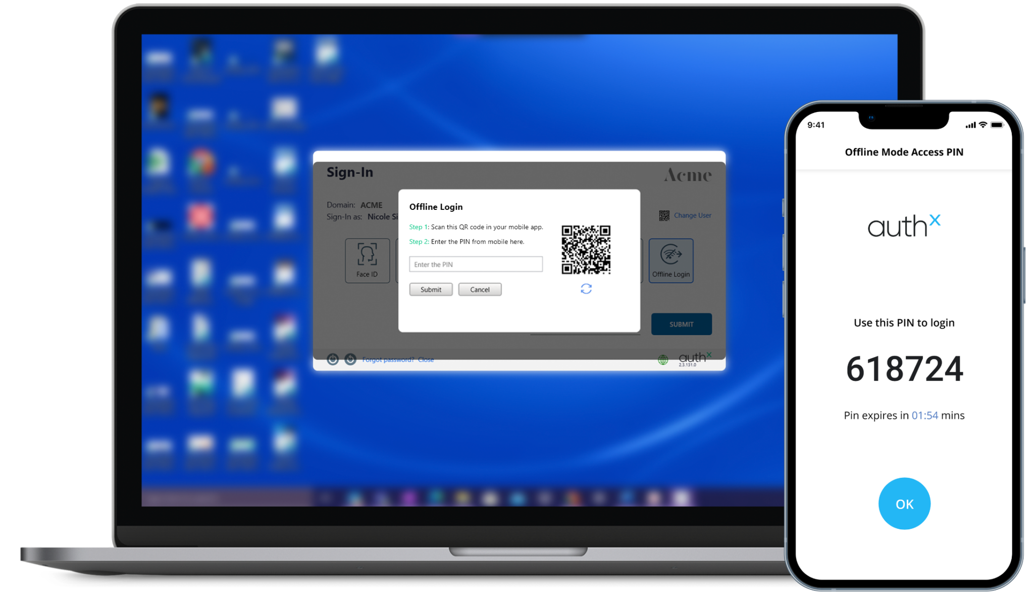 Offline Authentication for User Login - AuthX